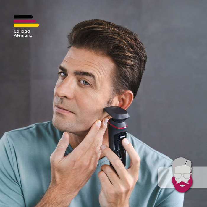 Rasuradora Eléctrica Inalámbrica con Cabezal Flexible y Resistente al