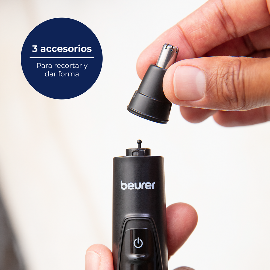 Rasuradora de nariz y recortador de vello nasal MN2X | Beurer